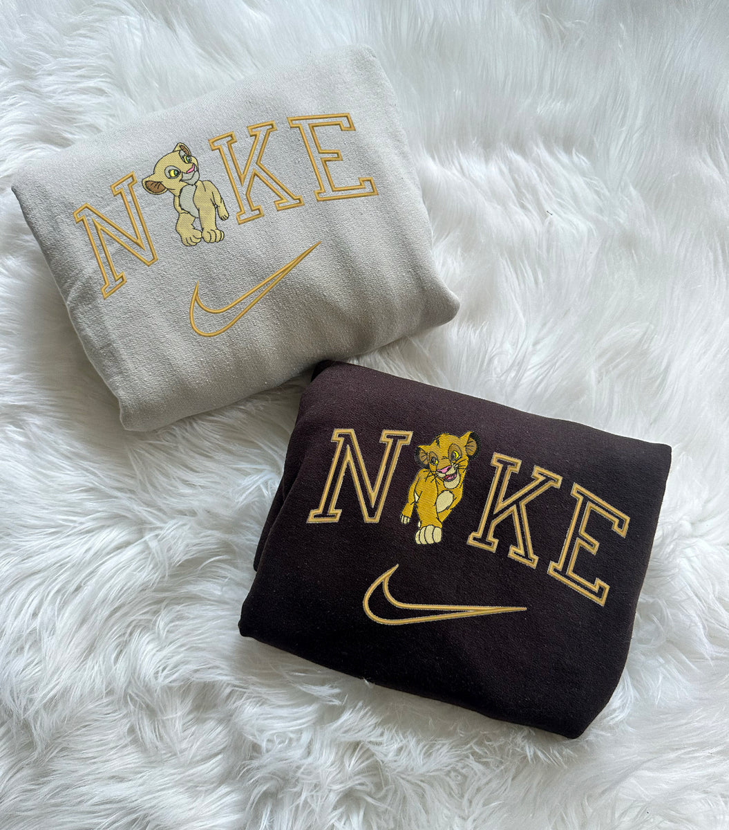 Simba Embroidered Crewneck – Sunny Ways Embroidery